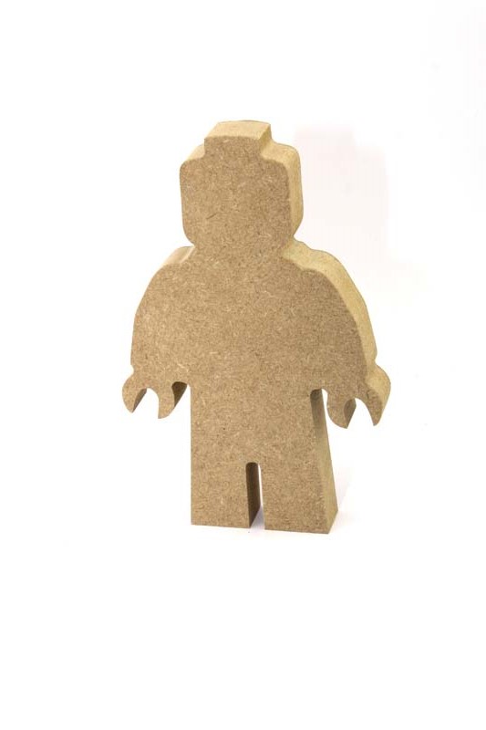 Construction Brick Man MDF - Lorna Jayne