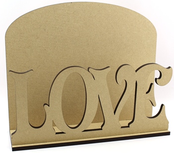 MDF Letter Rack - Love - Lorna Jayne