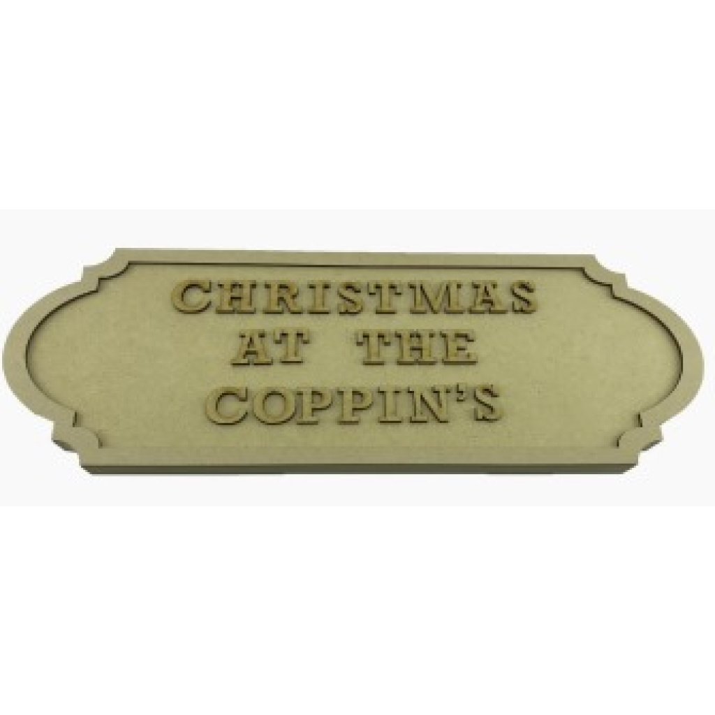 Freestanding MDF Street Sign Personalised - Lorna Jayne Craft Shapes