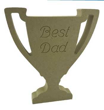trophy best dad - Lorna Jayne Craft Shapes