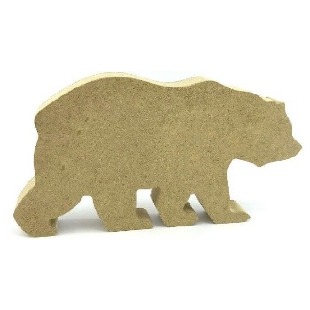MDF Bear Freestanding 15cm - Lorna Jayne Craft Shapes